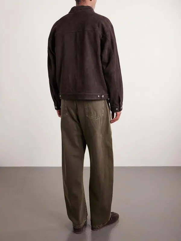 Nn07 Petrus 80030 Suede Jacket - Brown