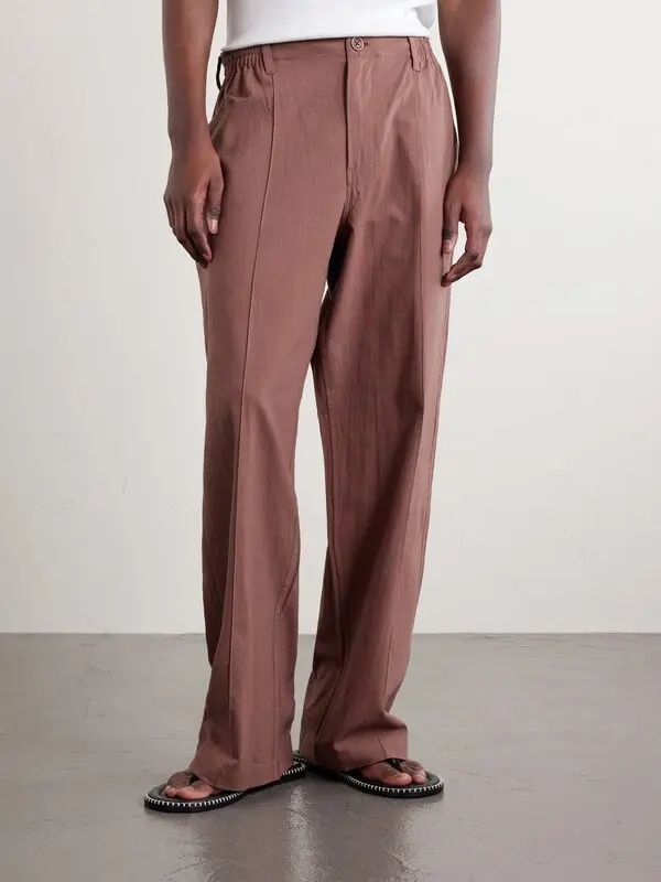 KARDO Kedar Straight-leg Cotton Trousers