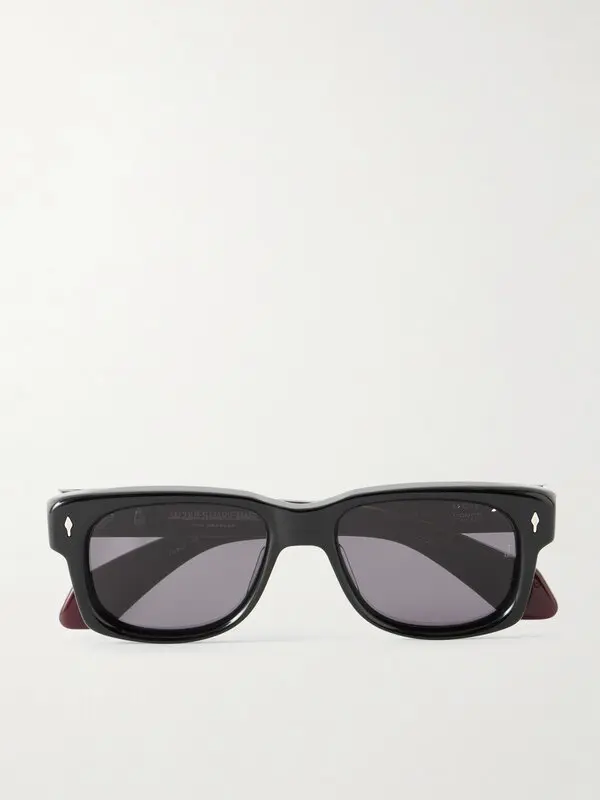 JACQUES MARIE MAGE Jeff Goldblum Fly D-frame Sunglasses - Black