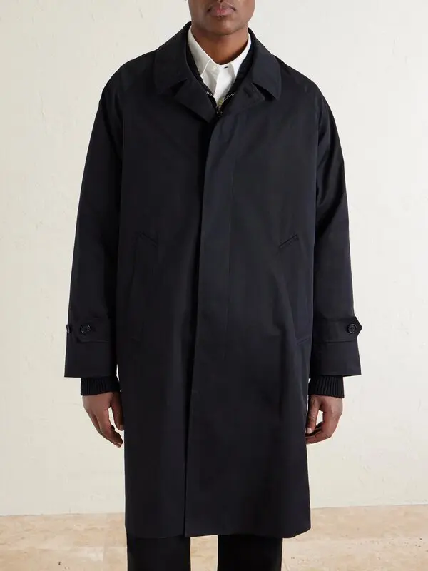 DE PETRILLO Cotton-blend Tailored Coat