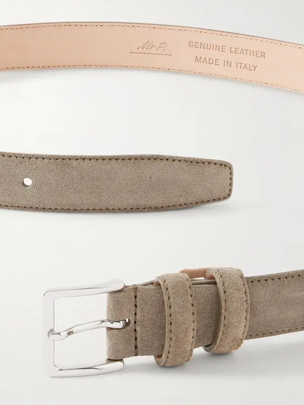 Mr P. Suede Belt - Gray