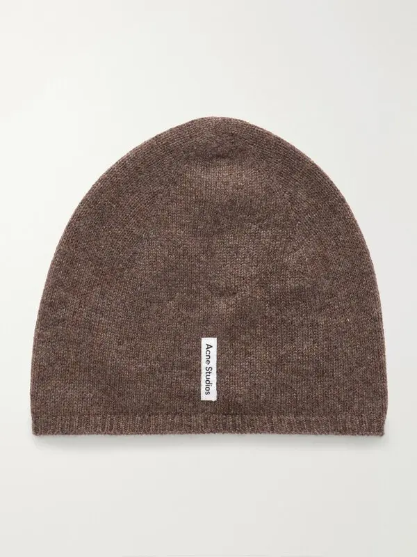 Acne Studios Kassia Cashmere Beanie - Brown