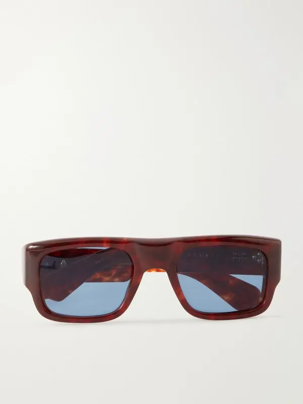 JACQUES MARIE MAGE Donat Square-frame Sunglasses - Brown
