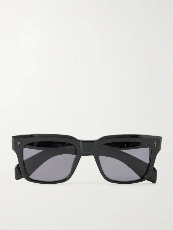 JACQUES MARIE MAGE Torino Square-frame Sunglasses - Black