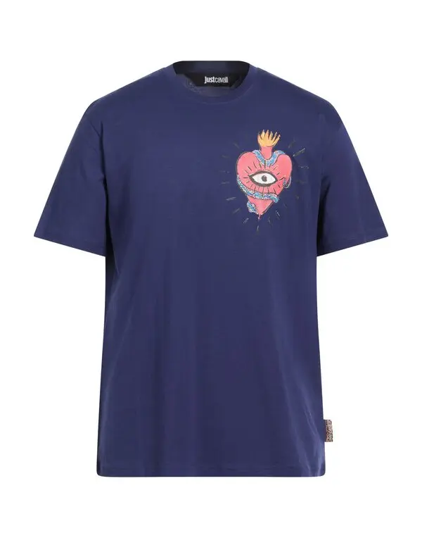 Just Cavalli T-shirt Size Cotton - Blue