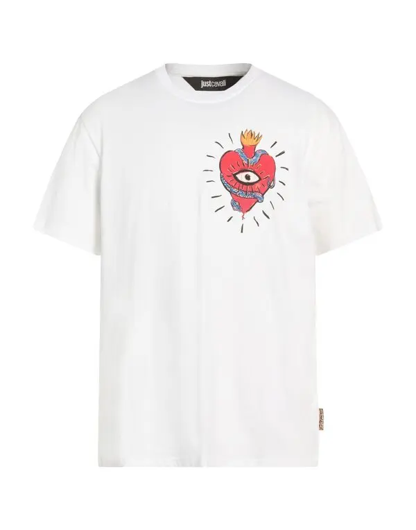 Just Cavalli T-shirt Size Cotton - White