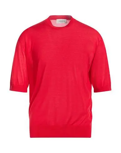 LANEUS Lyocell Knit Top - Red