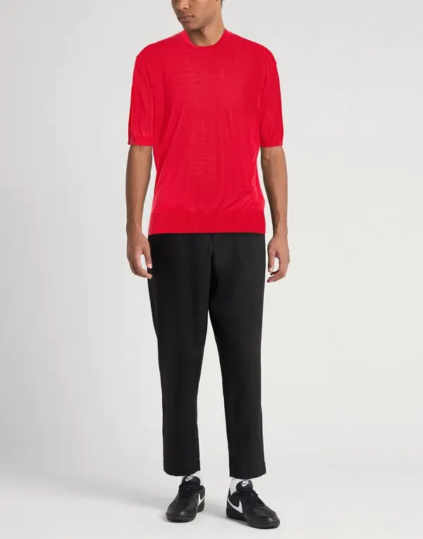 LANEUS Lyocell Knit Top - Red