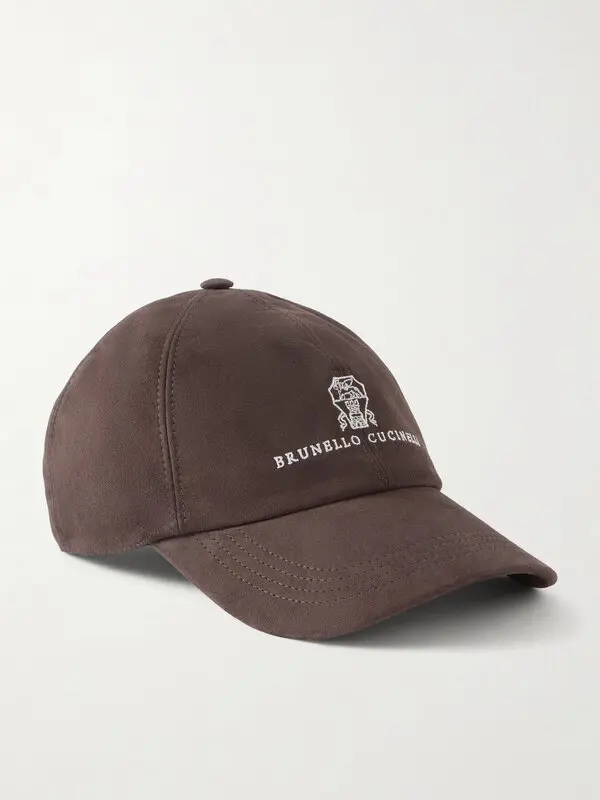 Brunello Cucinelli Logo-embroidered Baseball Cap - Brown