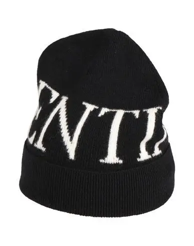 Valentino Garavani Virgin Wool Knitted Hat - Black