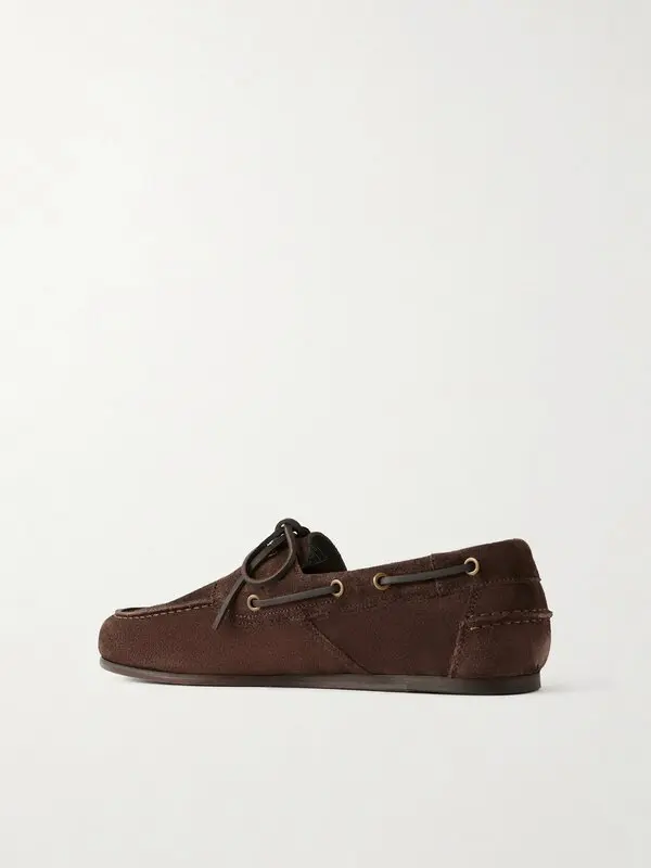 SEBAGO Owen Suede Boat Shoes - Brown