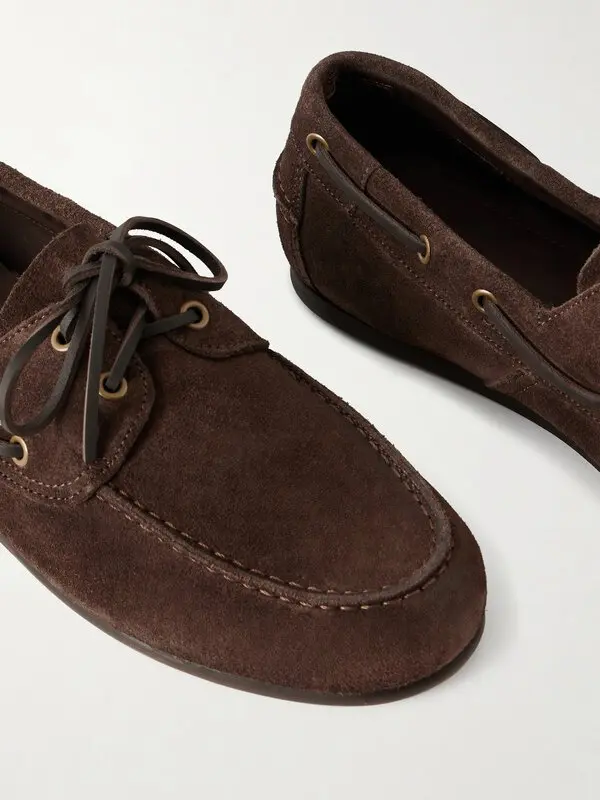 SEBAGO Owen Suede Boat Shoes - Brown