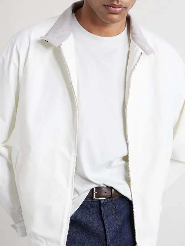 Eleventy Cotton And Modal-blend Jersey T-shirt - Neutrals