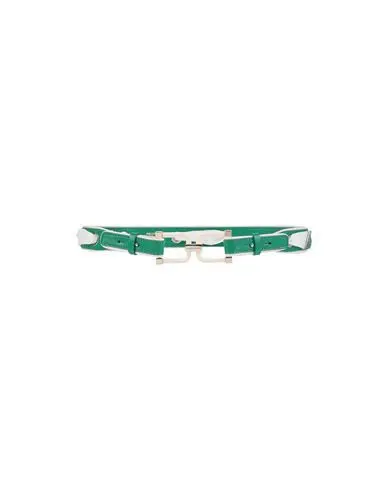 Elisabetta Franchi Belt With Logo - Green