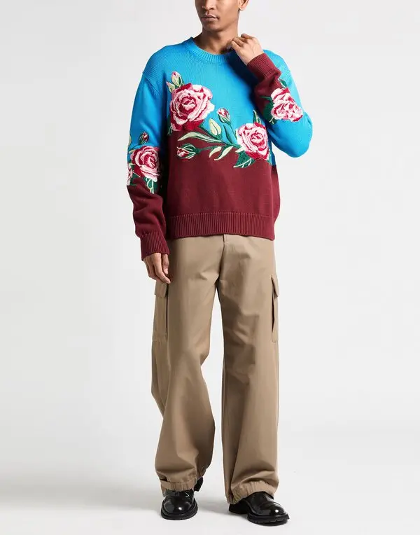 Dolce & Gabbana Sweater Intarsia-knit Embroidered