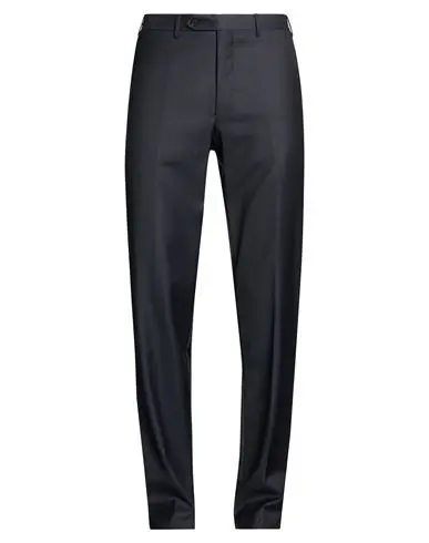 Canali Tailored Wool Tapered Pants - Blue