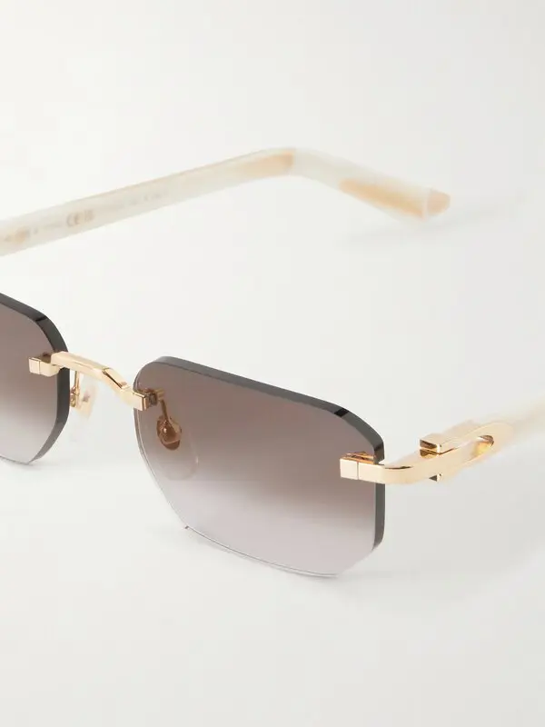 Cartier Signature C Square Frame Sunglasses