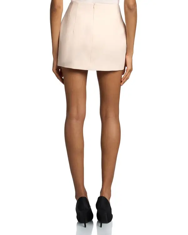 Wardrobe.NYC Contour Mini Skirt - Shell