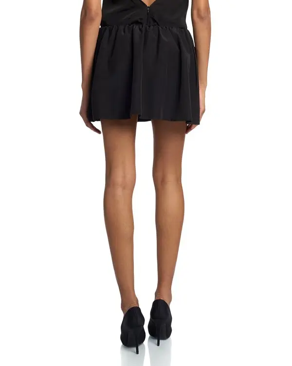 Wardrobe.NYC Ruched Mini Skirt