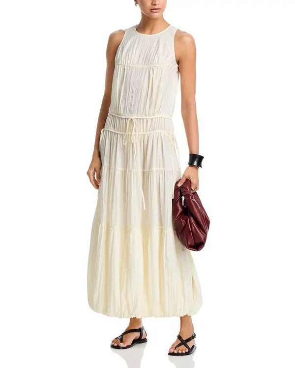 Co Soft Pleated Turn Up Dress