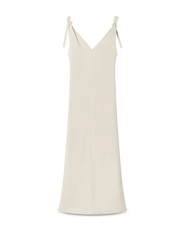 Co Pleated Slip Dress - Pearl