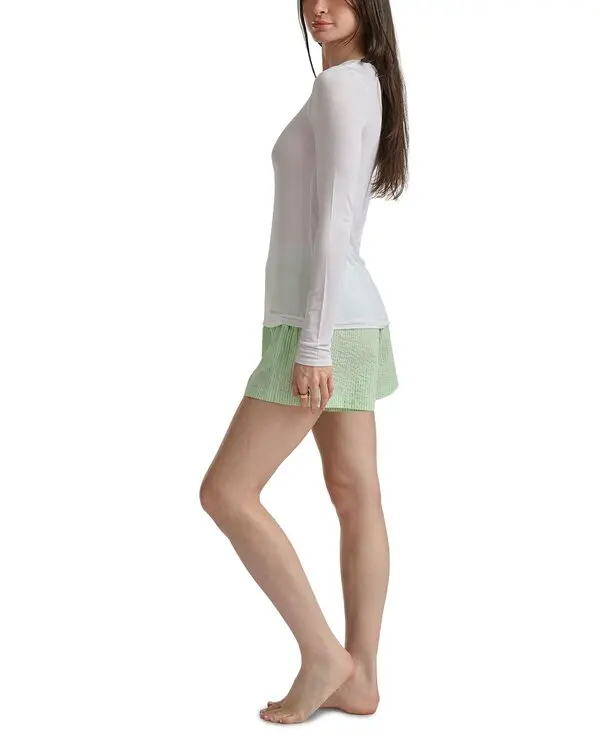 Polo Ralph Lauren Sheer Long Sleeve Top - White Cloud