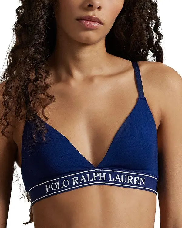 Polo Ralph Lauren Triangle Bralette - Navy