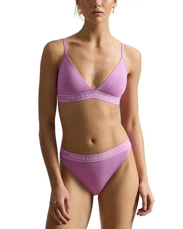 Polo Ralph Lauren Triangle Bralette - Violet Meadow