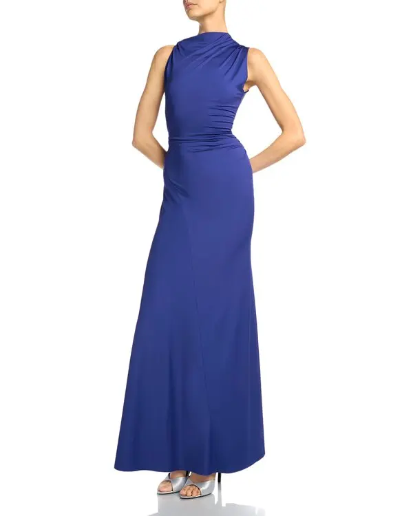 Victoria Beckham Sleeveless Draped Gown