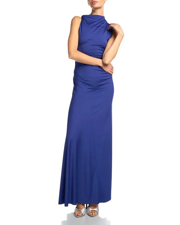 Victoria Beckham Sleeveless Draped Gown