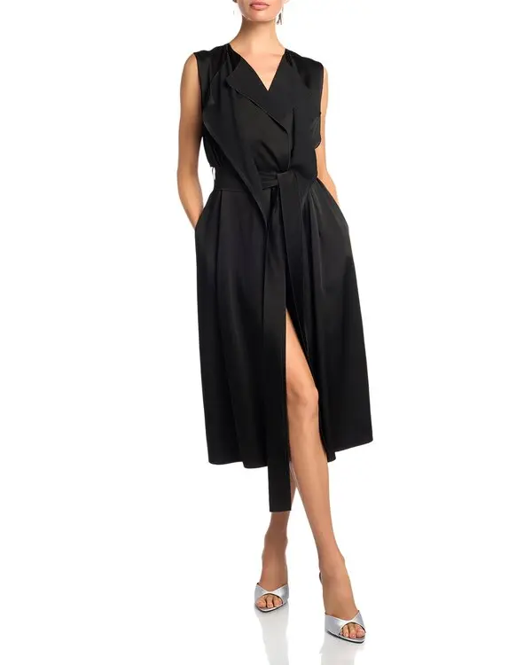 Victoria Beckham Sybil Midi Dress - Black