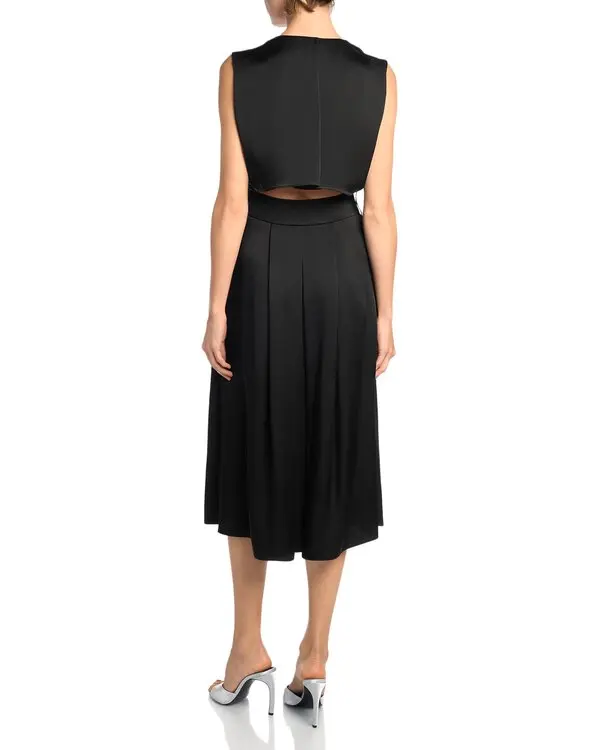 Victoria Beckham Sybil Midi Dress - Black