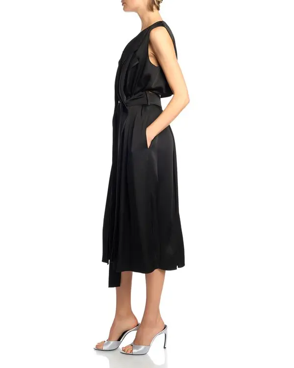 Victoria Beckham Sybil Midi Dress - Black