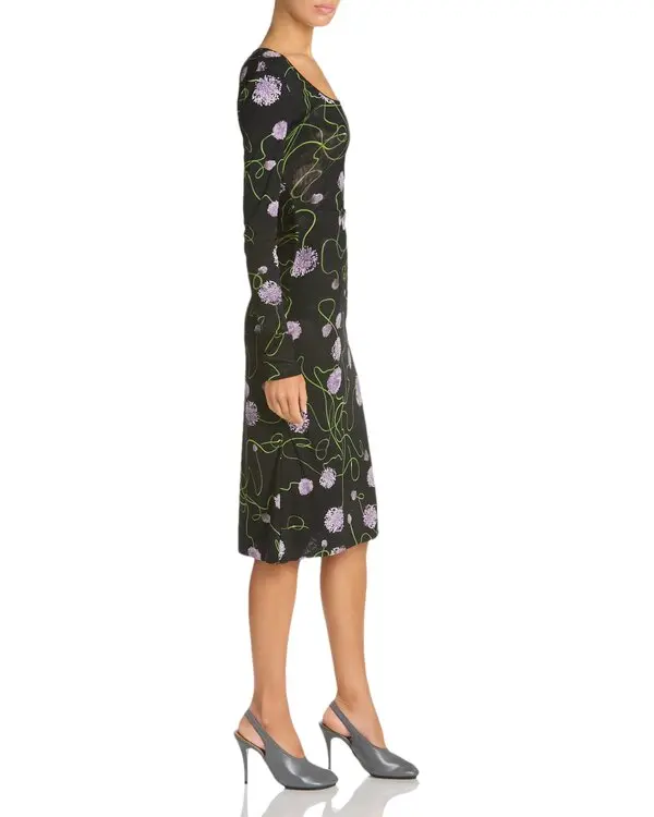 Stella McCartney Mesh Midi Dress