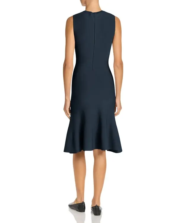Stella McCartney Sleeveless Peplum Sheath Dress - Navy