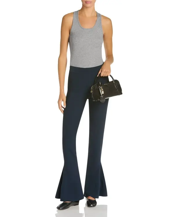 Stella McCartney Silk Flare Hem Pants