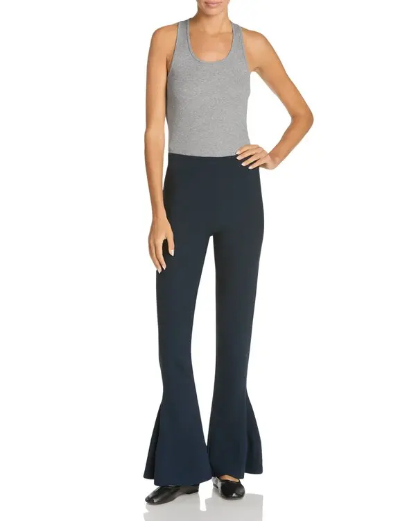 Stella McCartney Silk Flare Hem Pants