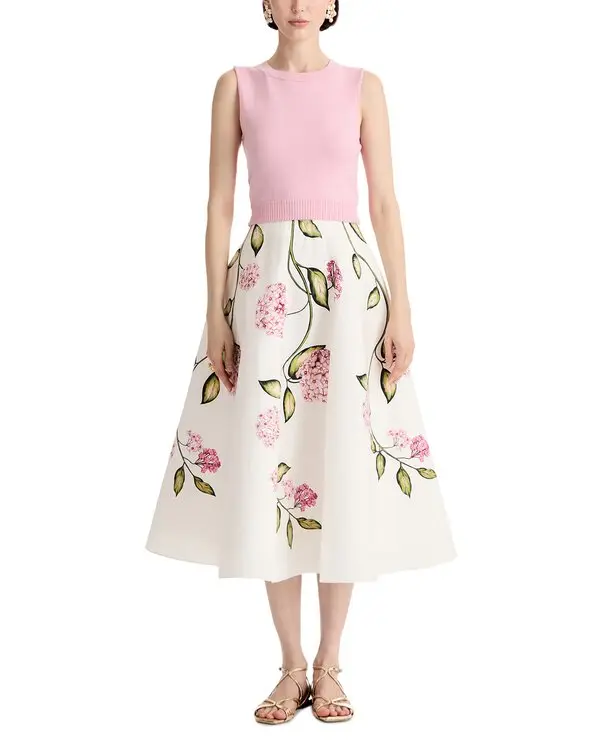 Oscar De La Renta Sleeveless Wool Sweater - Pink