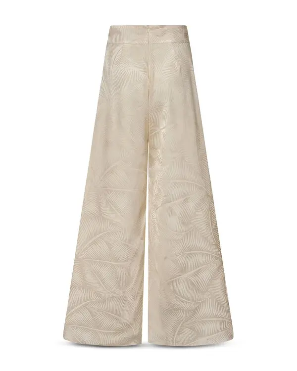 Johanna Ortiz Jacquard Wide Leg Musical Pants