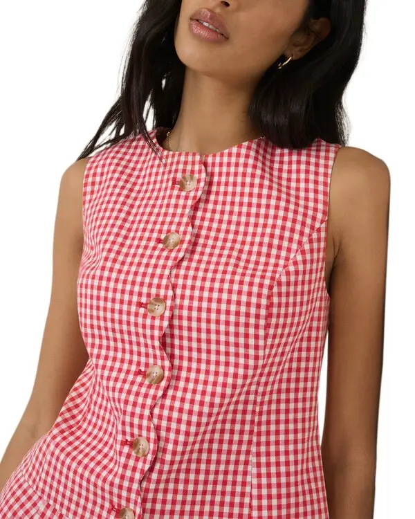 NOBODY'S CHILD Scallop Waistcoat