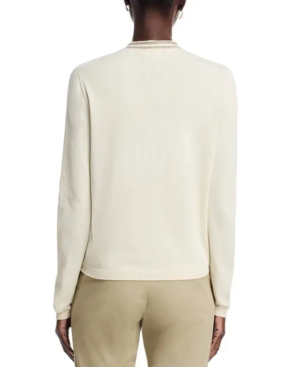 Fabiana Filippi Stitched Trim Cardigan
