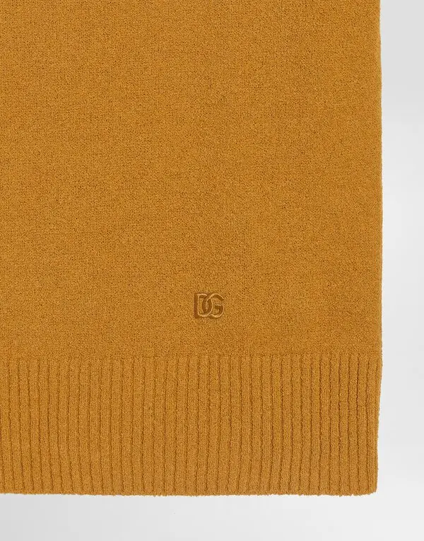 Dolce & Gabbana Linen-cotton Knit Polo Shirt - Yellow