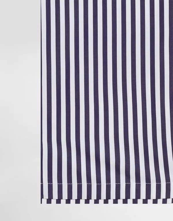 Dolce & Gabbana Hawaii Striped Poplin Shirt