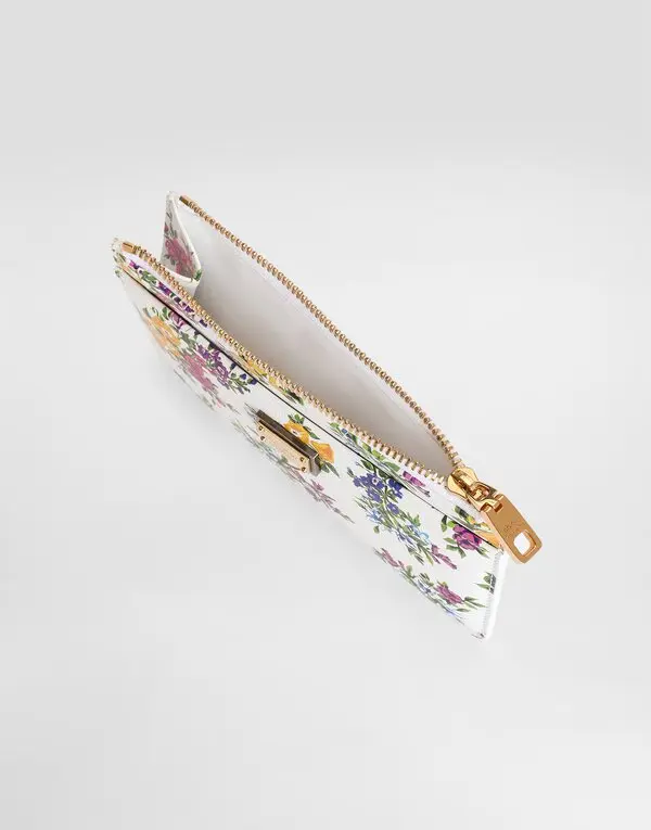 Dolce & Gabbana Printed Calfskin Card Holder - Multicolor