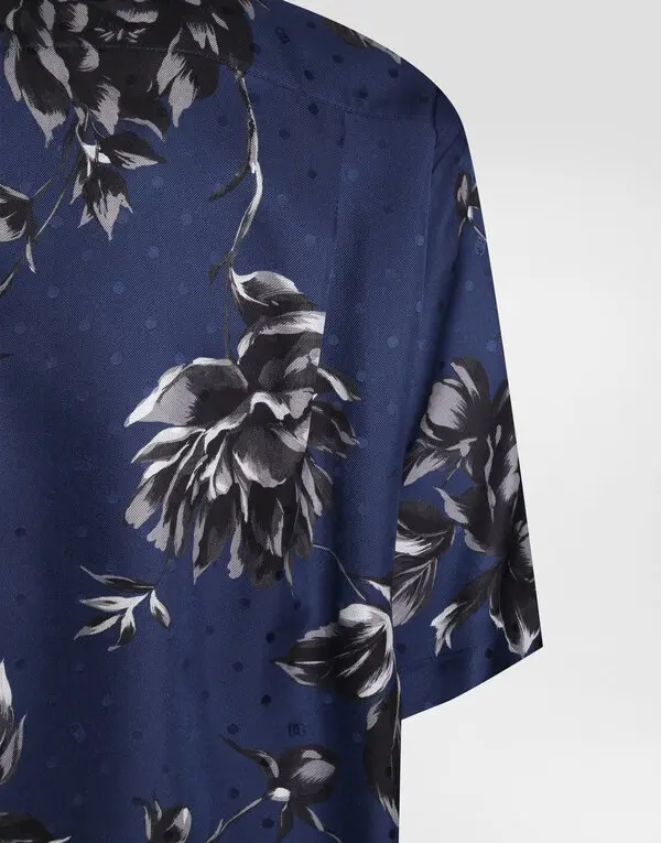 Dolce & Gabbana Peony-print Hawaii Twill Shirt - Multicolor