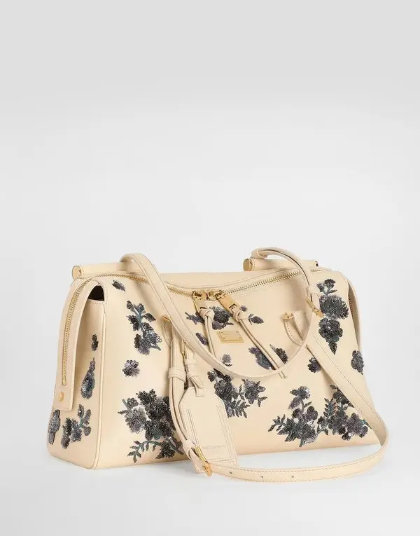 Dolce & Gabbana Vittoria Handbag With Embroidery