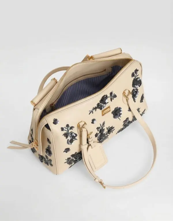 Dolce & Gabbana Vittoria Handbag With Embroidery