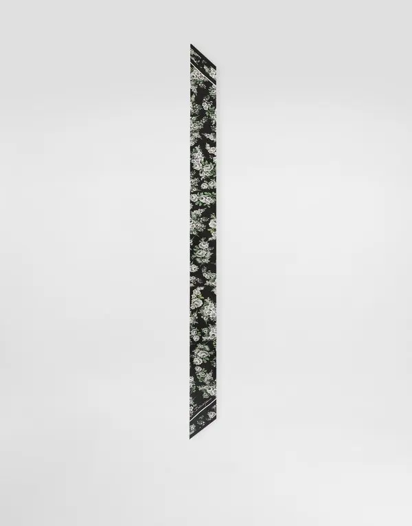 Dolce & Gabbana Floral Silk Twill Bandeau - Multicolor