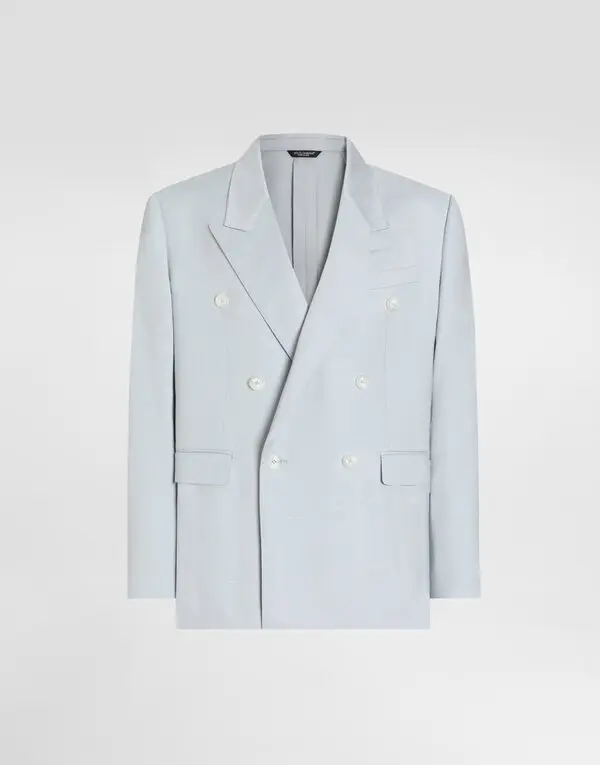 Dolce & Gabbana Shantung Viscose Double-breasted Jacket