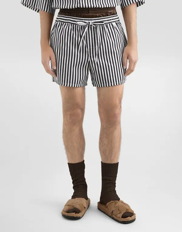 Dolce & Gabbana Striped Bermuda Shorts